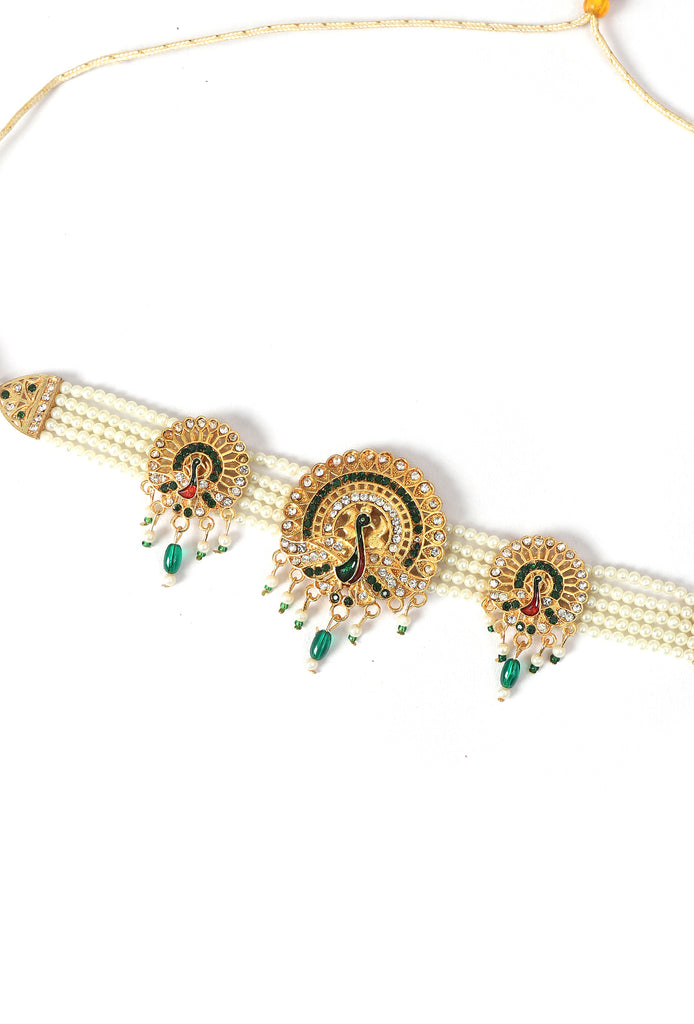 Neelmayur Moti Haar Set – TJORI