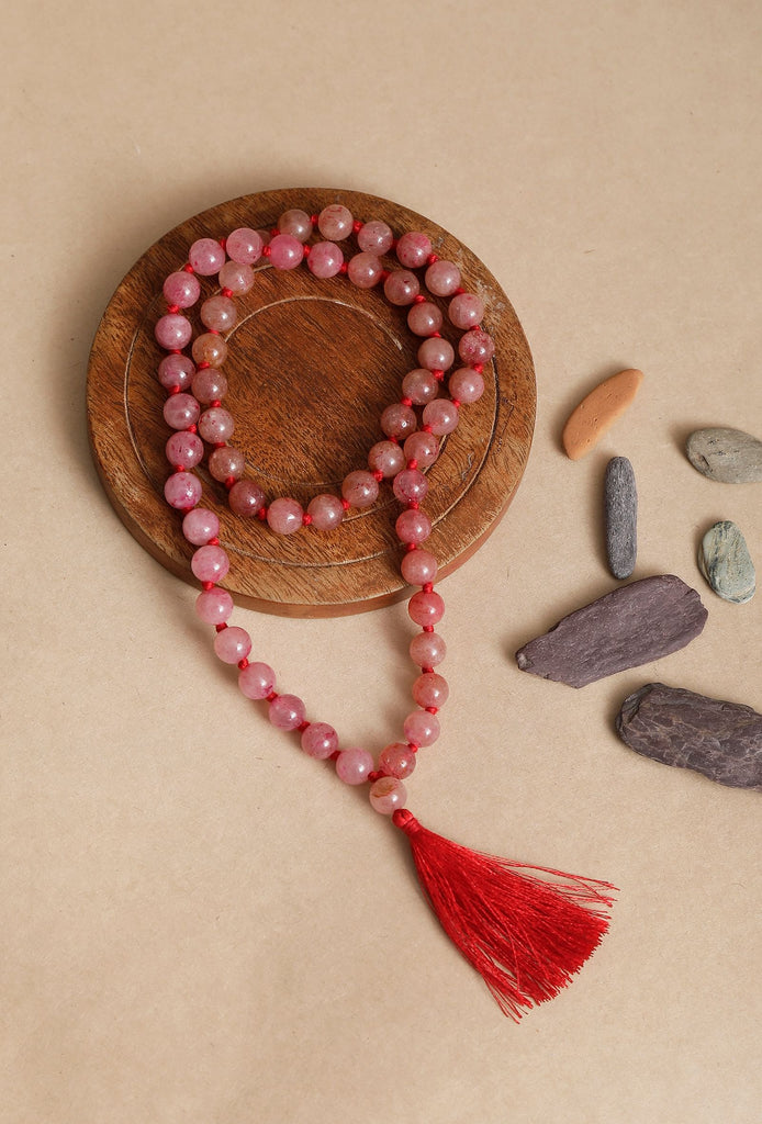 Strawberry Quartz Chanting Beads – TJORI