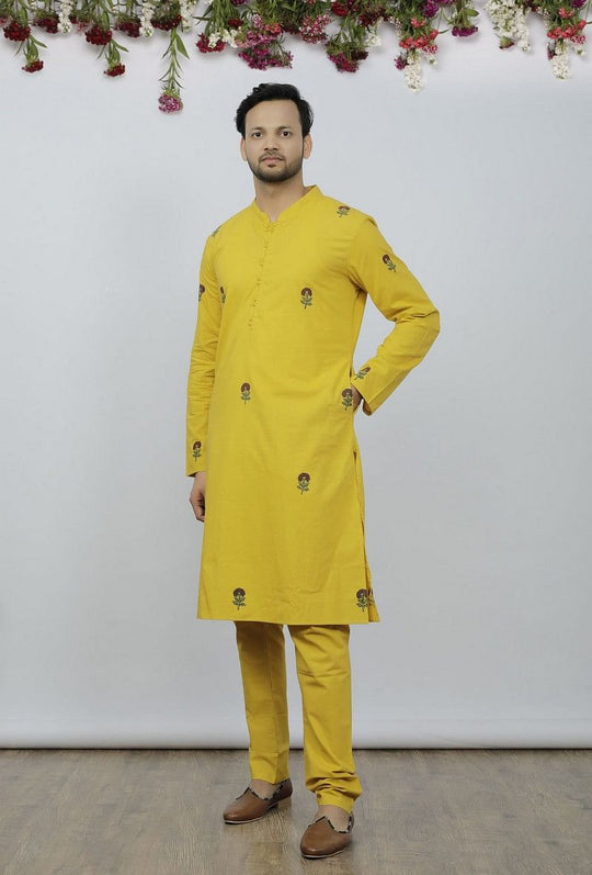 Buy Designer Kurta Pyjama for Men Online in India – TJORI